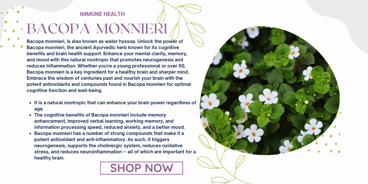 Bacopa Monnieri - Immune Health